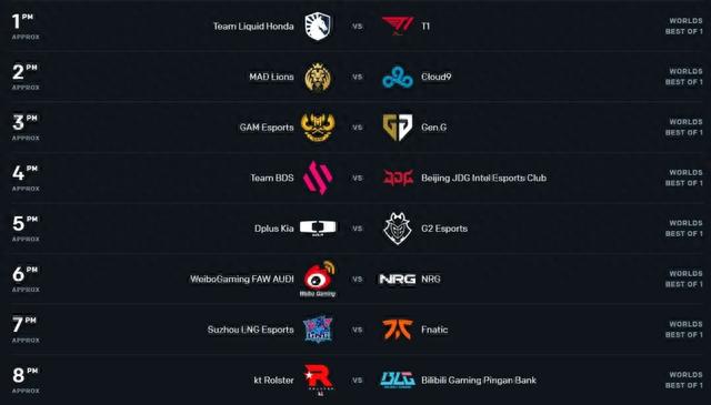 S13第一輪比賽時間：1天打完，LPL在下飯時間 - 頭條匯