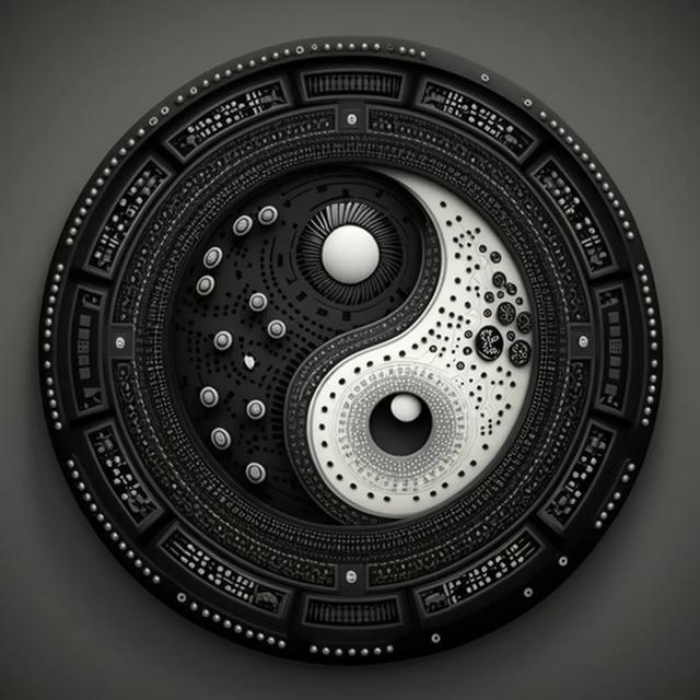 Illustration sharing, beautiful yin and yang ball - iNEWS