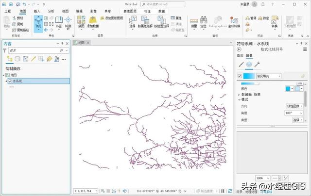 How to create a gradient river effect using ArcGIS Pro - iNEWS
